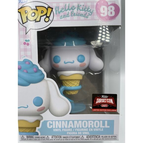 Funko | Toys | Funko Pop Cinnamoroll 98 Targetcon Exclusive Hello Kitty And Friends Sanrio Toy ...
